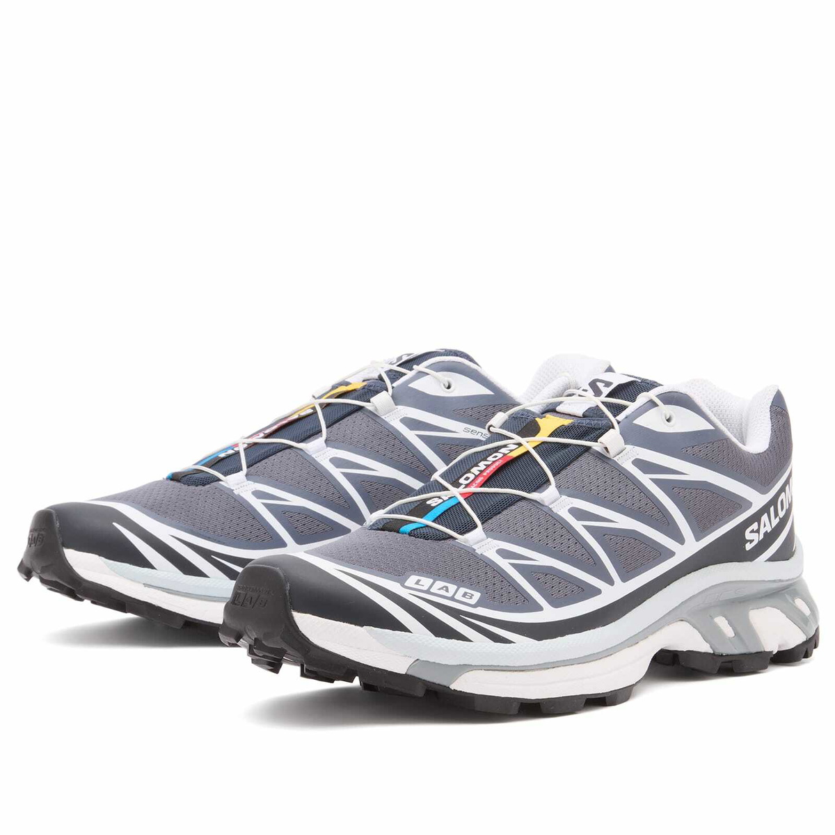 Salomon XT-6 Sneaker in Grisaille/Blue Nights/Violet Tulip Salomon