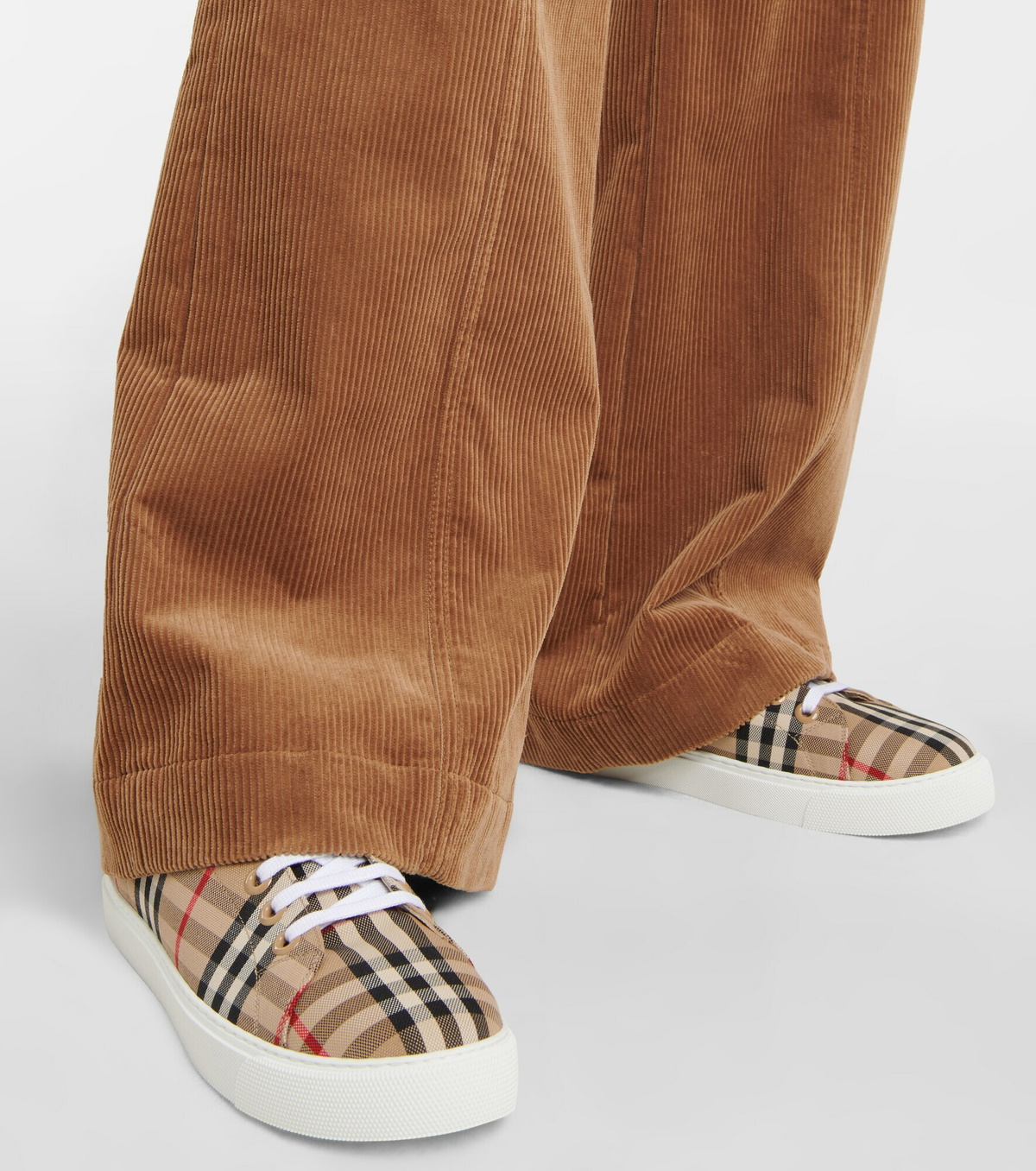 Burberry - Vintage Check canvas sneakers Burberry