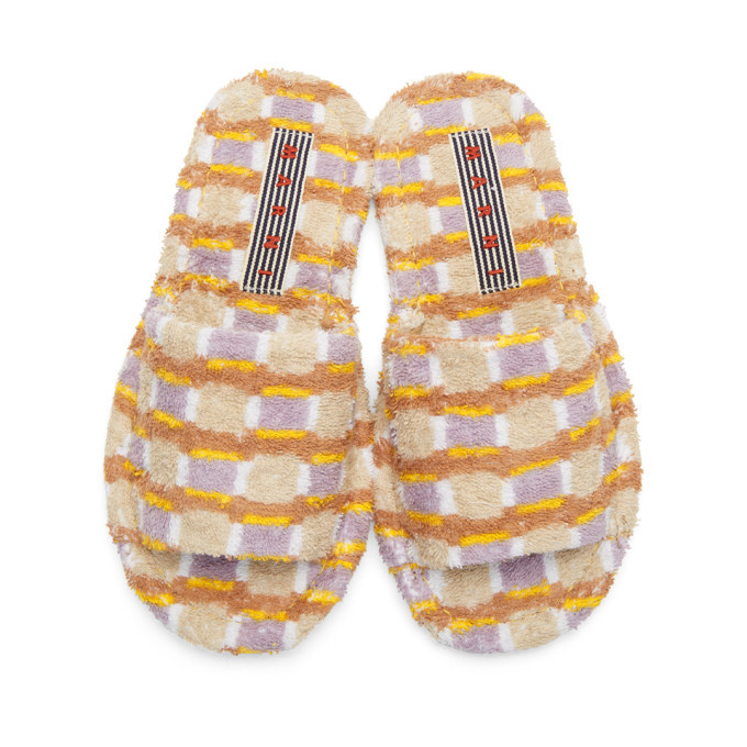 Marni Multicolor Fuzzy Sandals Marni