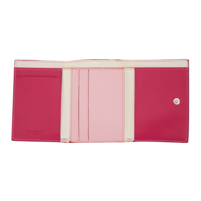 Givenchy Pink Pandora Trifold Wallet Givenchy