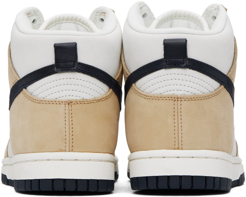 Nike Gray & Beige Dunk High Premium Sneakers Nike
