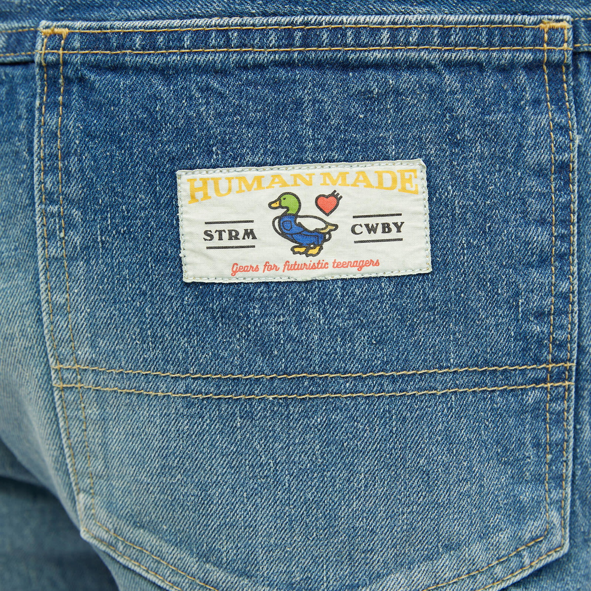 Human Made Men's Slim Denim Jean in Indigo Human Made