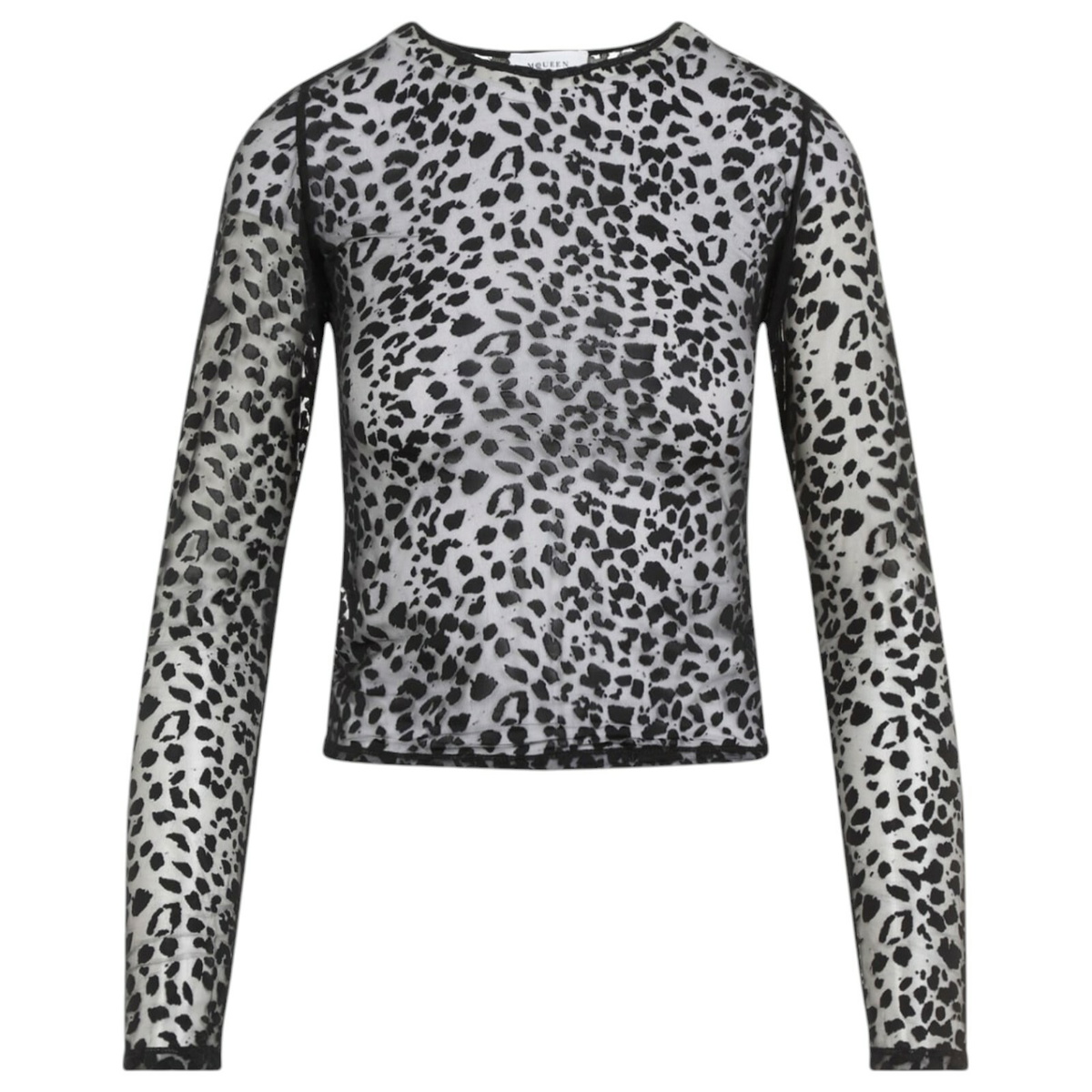 Alexander McQueen Leopard Devoré Top Alexander McQueen