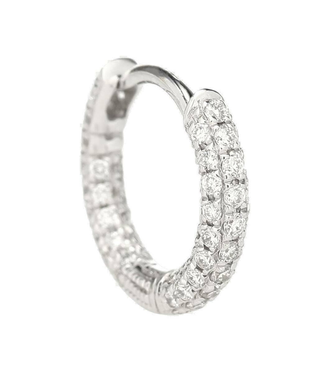 Maria Tash 18kt white-gold single earring with diamonds Maria Tash