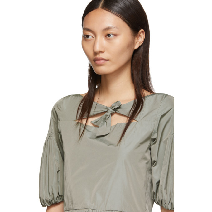 Molly Goddard Grey Clara Blouse Molly Goddard