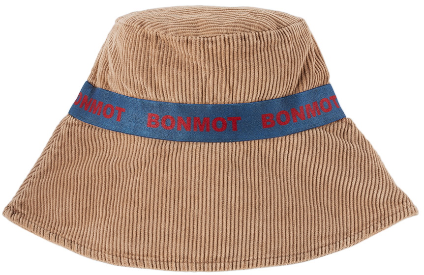 Bonmot Organic Kids Brown Corduroy Bucket Hat Bonmot Organic