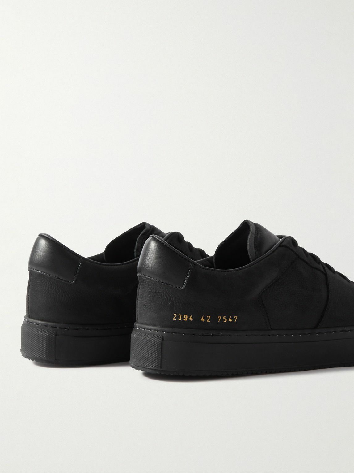 Common Projects - Decades Leather Sneakers - Black Common Projects
