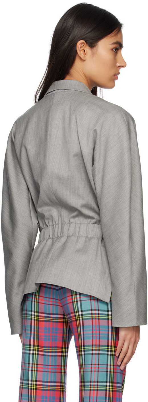 Vivienne Westwood Gray Metro Blazer Vivienne Westwood