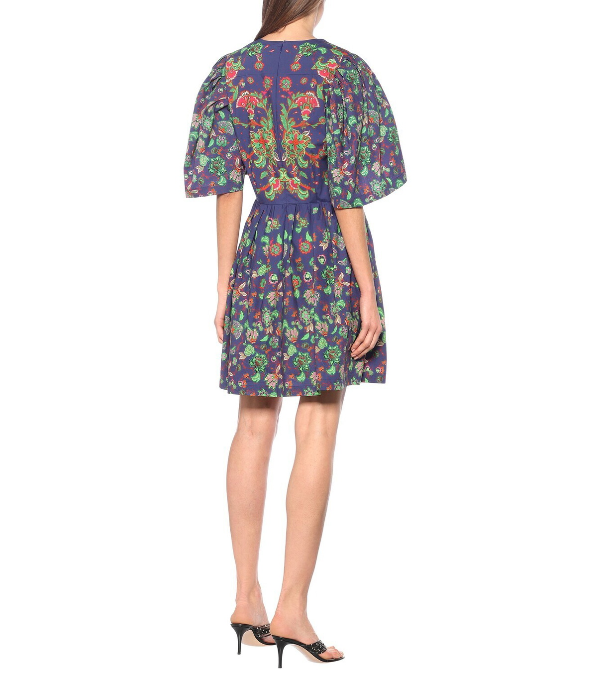 Givenchy - Floral-print cotton-poplin minidress Givenchy