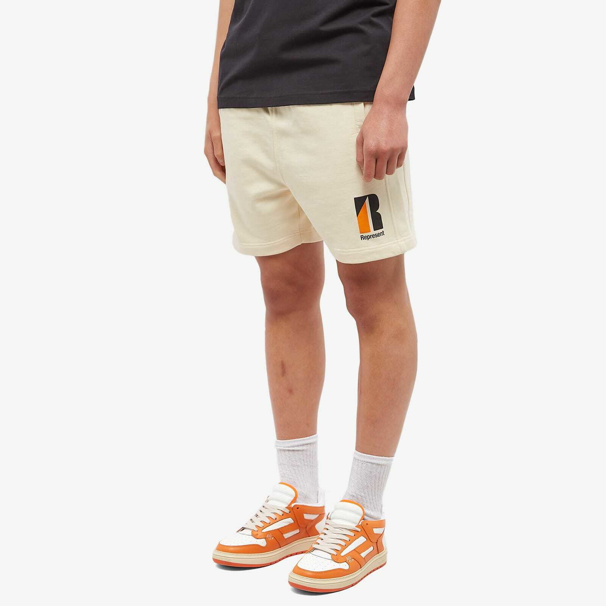Represent Men's Decade Of Speed Short in Cream Represent