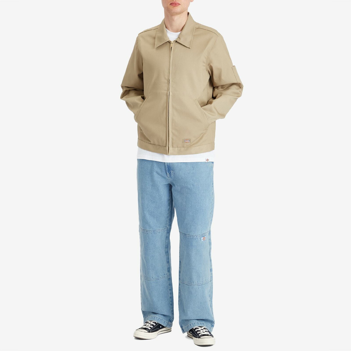Dickies Men's Unlined Eisenhower Jacket in Khaki Dickies Construct