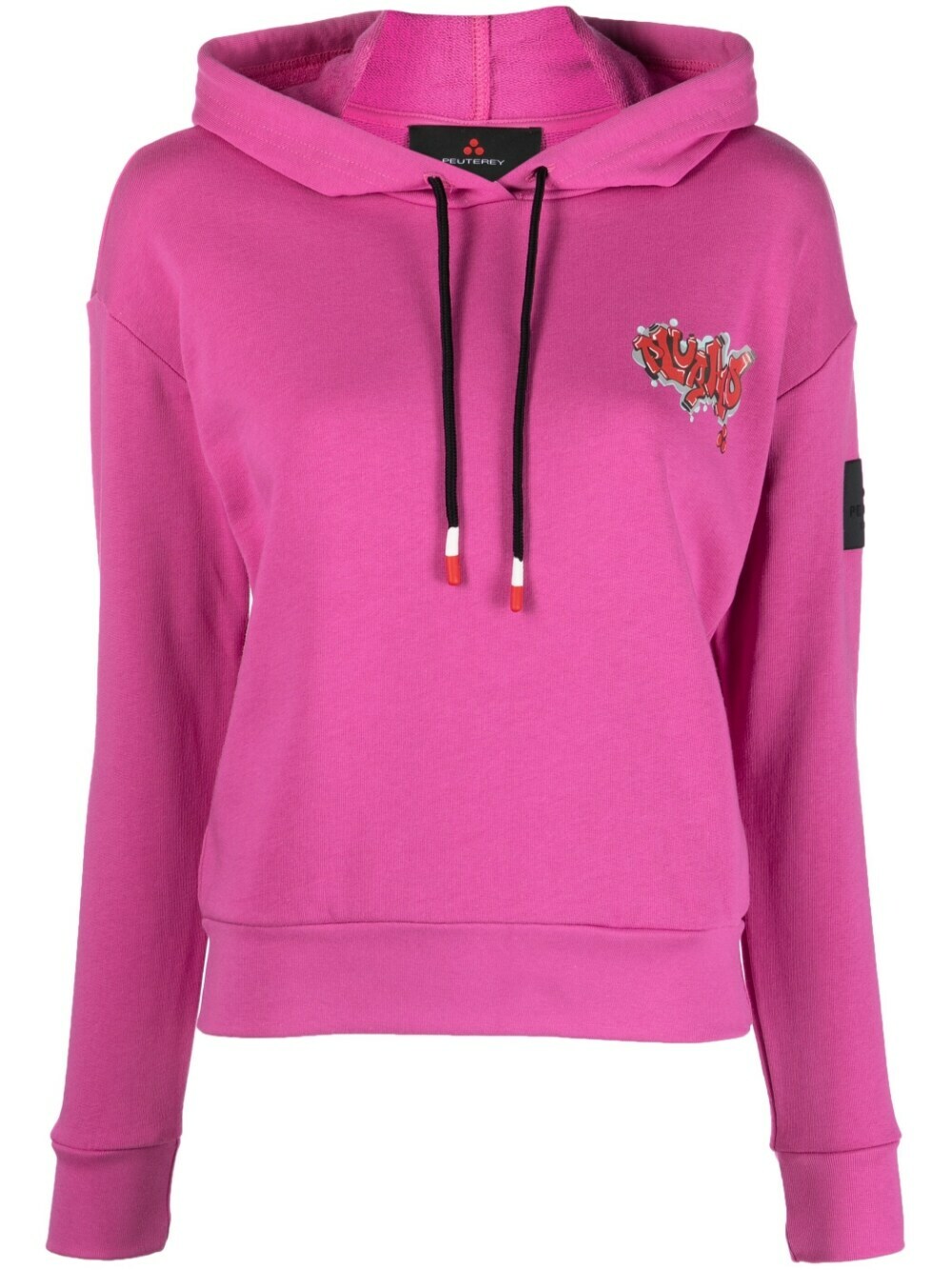 PEUTEREY - Logo Cotton Hoodie Peuterey