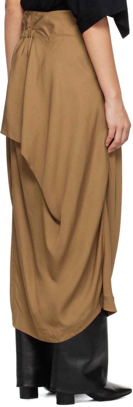 ISSEY MIYAKE Brown Canopy Maxi Skirt Issey Miyake Men
