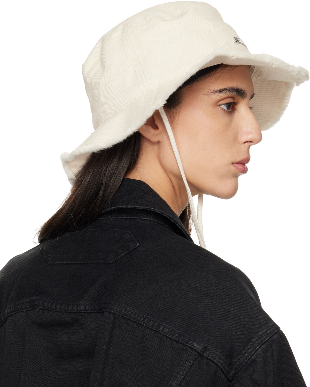 JACQUEMUS Off-White Les Classiques 'The Artichaut' Bucket Hat Jacquemus