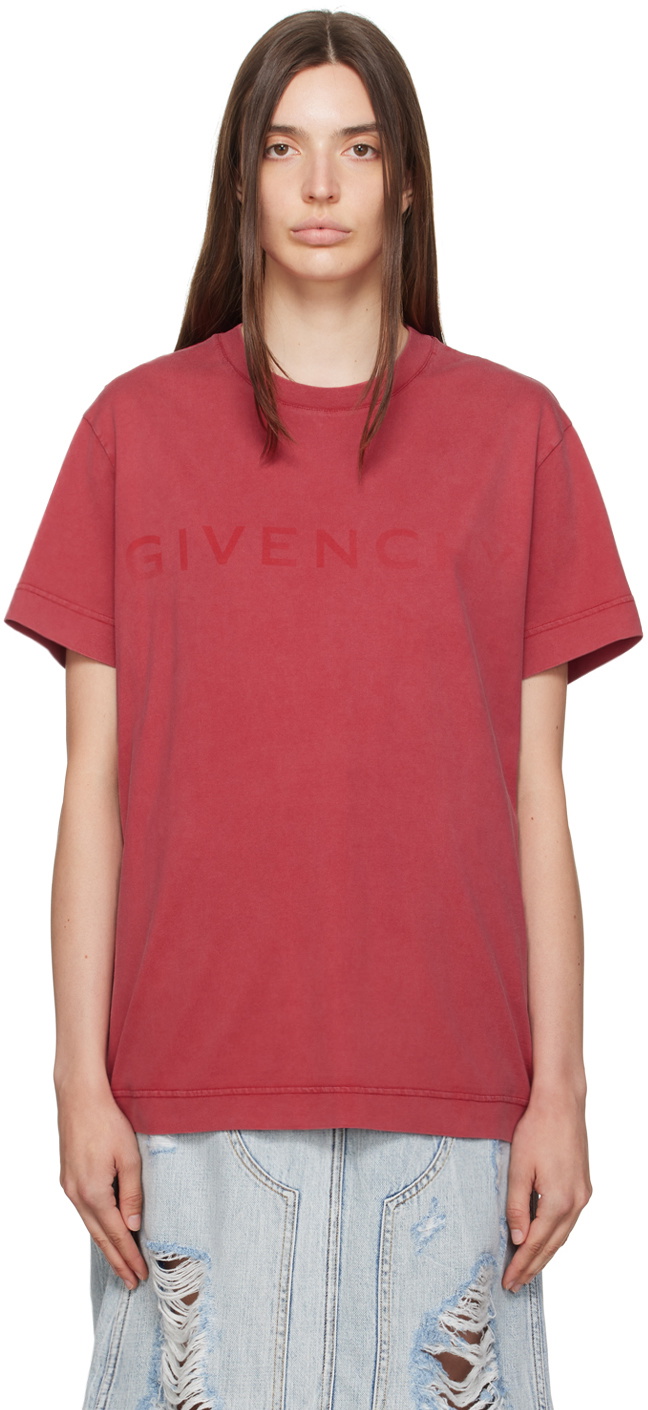 Givenchy Red Printed T-Shirt Givenchy
