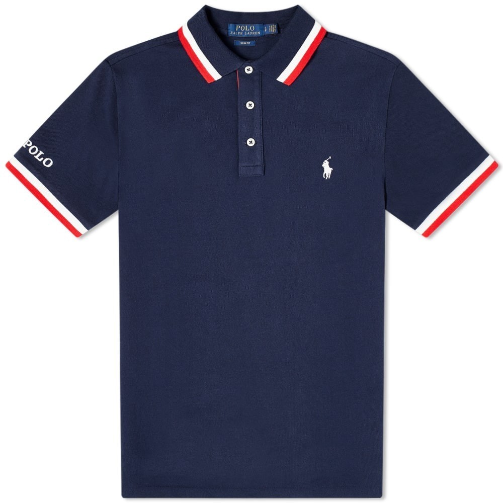 Polo Ralph Lauren Broad Tipped Collar Polo Polo Ralph Lauren