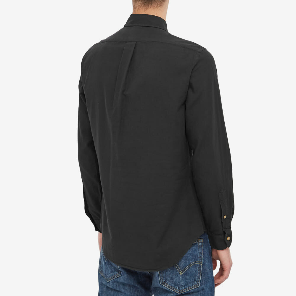Polo Ralph Lauren Men's Pique Button Down Shirt in Polo Black Polo ...