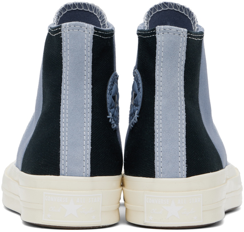 Converse Blue & Black Chuck 70 Patchwork Suede Sneakers Converse