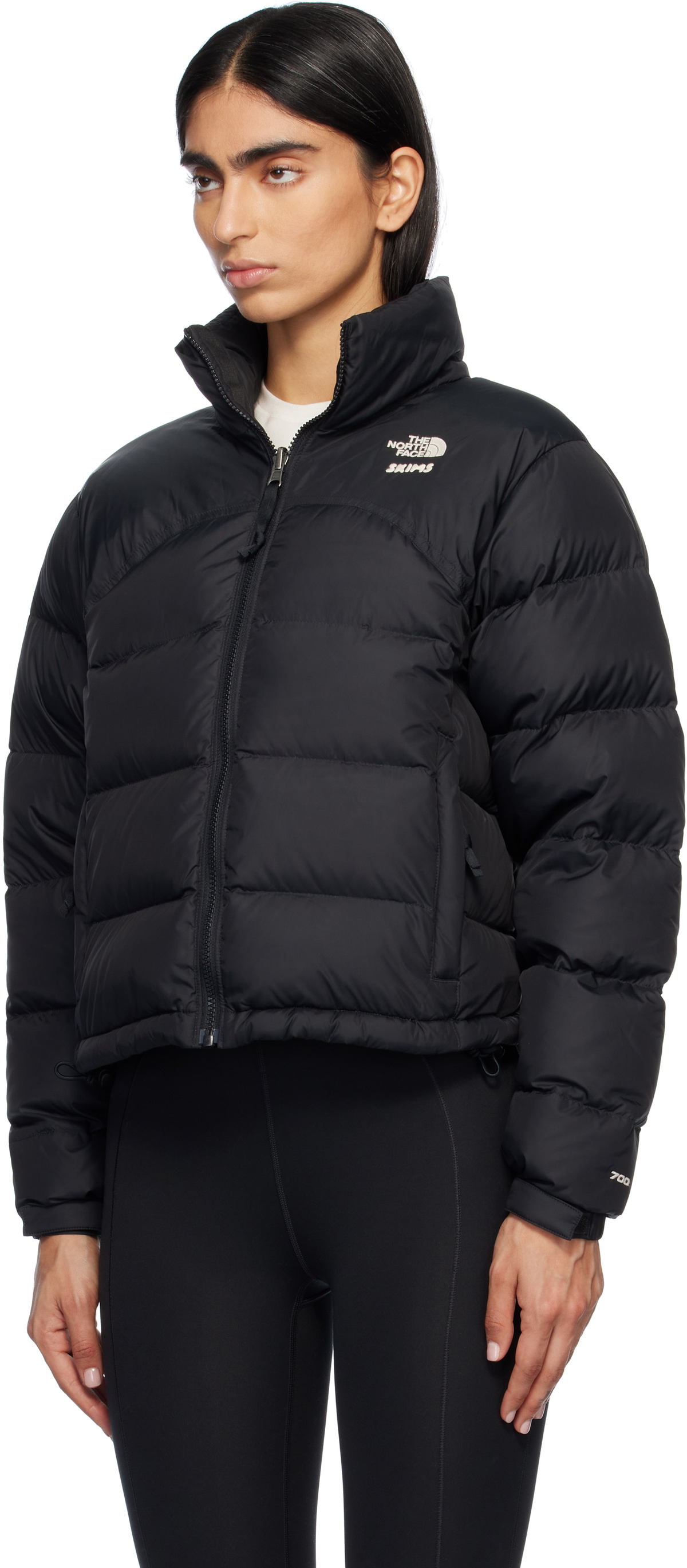 SKIMS SSENSE Exclusive The North Face Edition Retro Nuptse Down Jacket ...