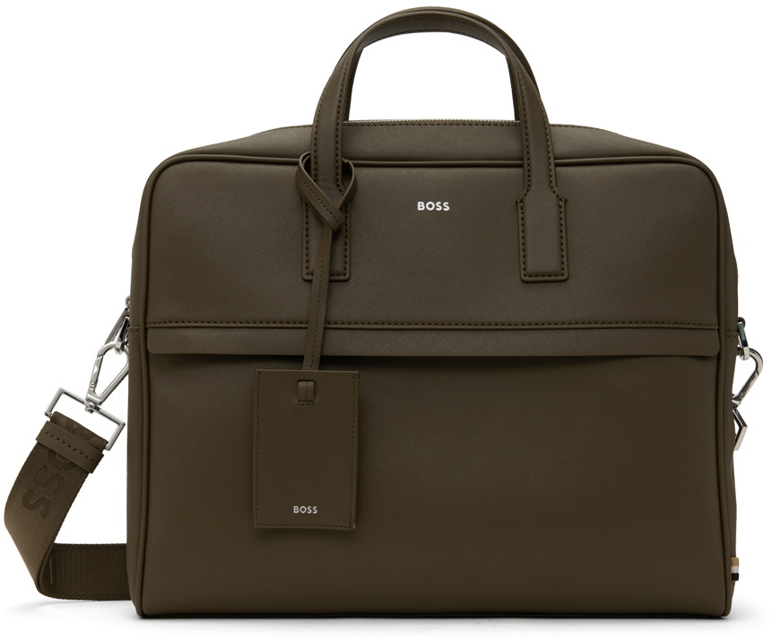 BOSS Green Structured Briefcase BOSS