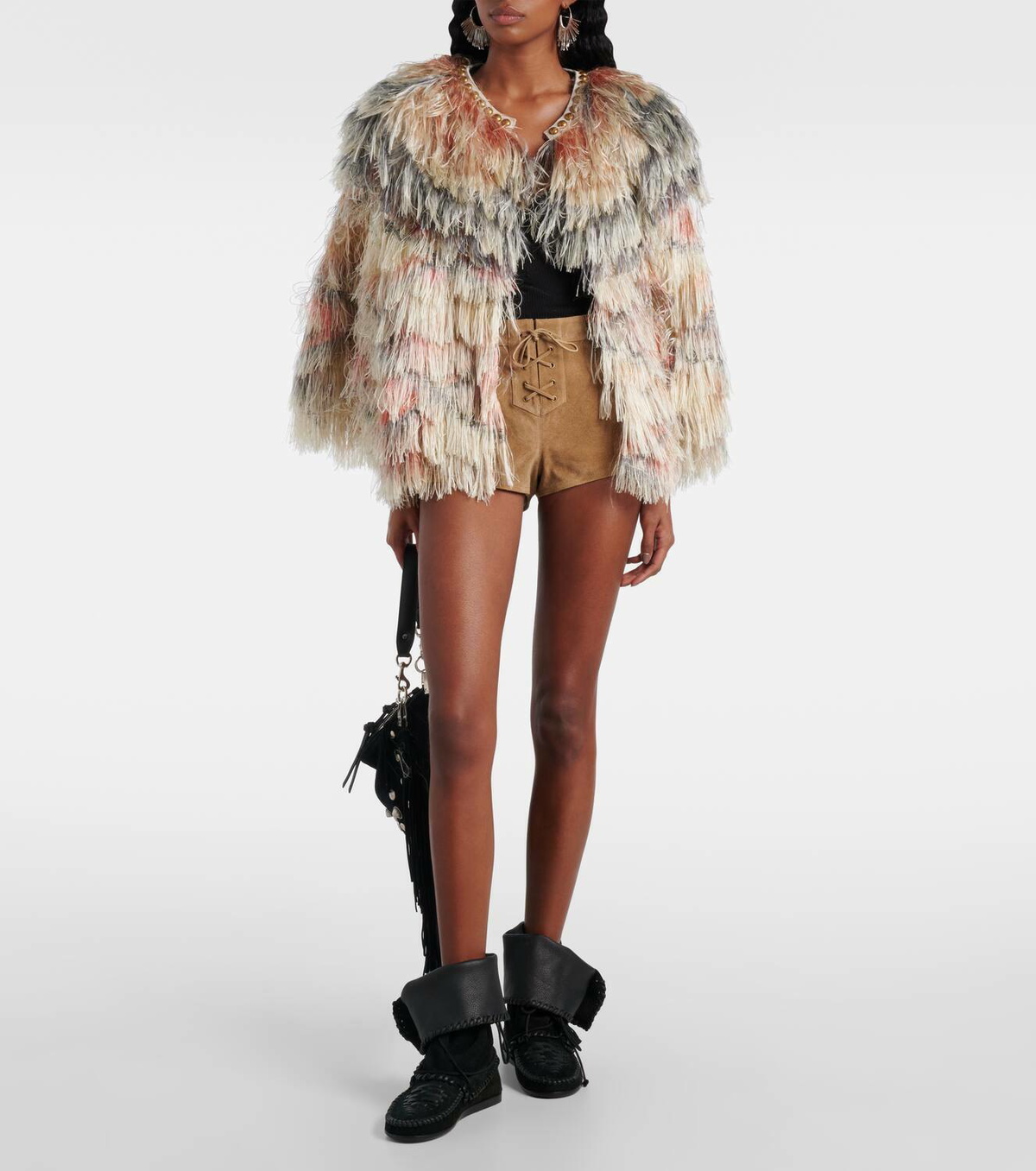 Isabel Marant Delma low-rise suede shorts Isabel Marant