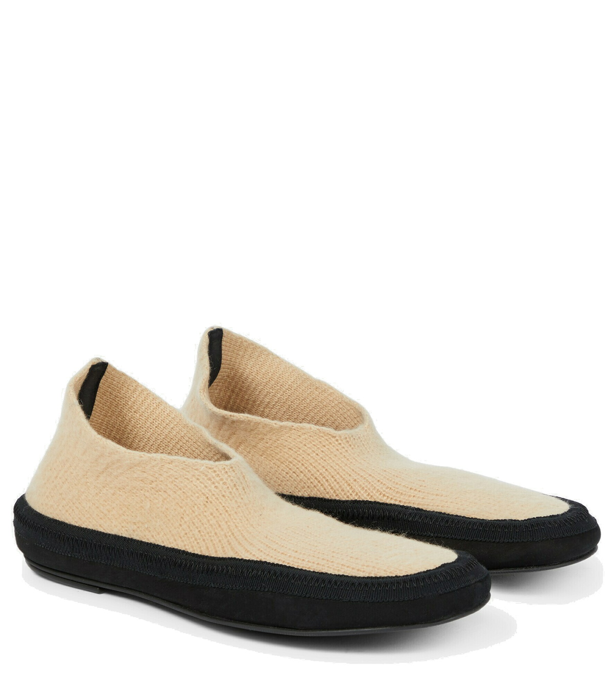 The Row - Fairy cashmere knit flats The Row