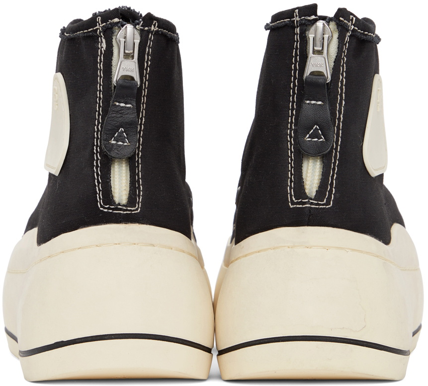 R13 Black Kurt High-Top Sneakers R13