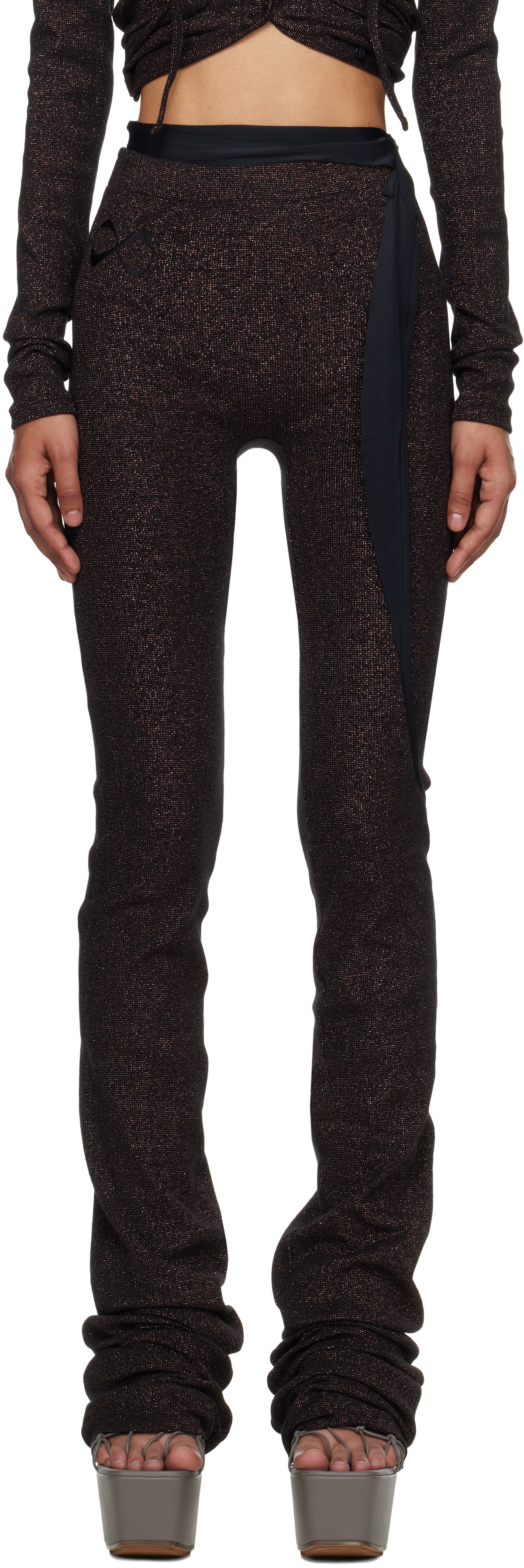 Ottolinger Brown Drape Lounge Pants Ottolinger