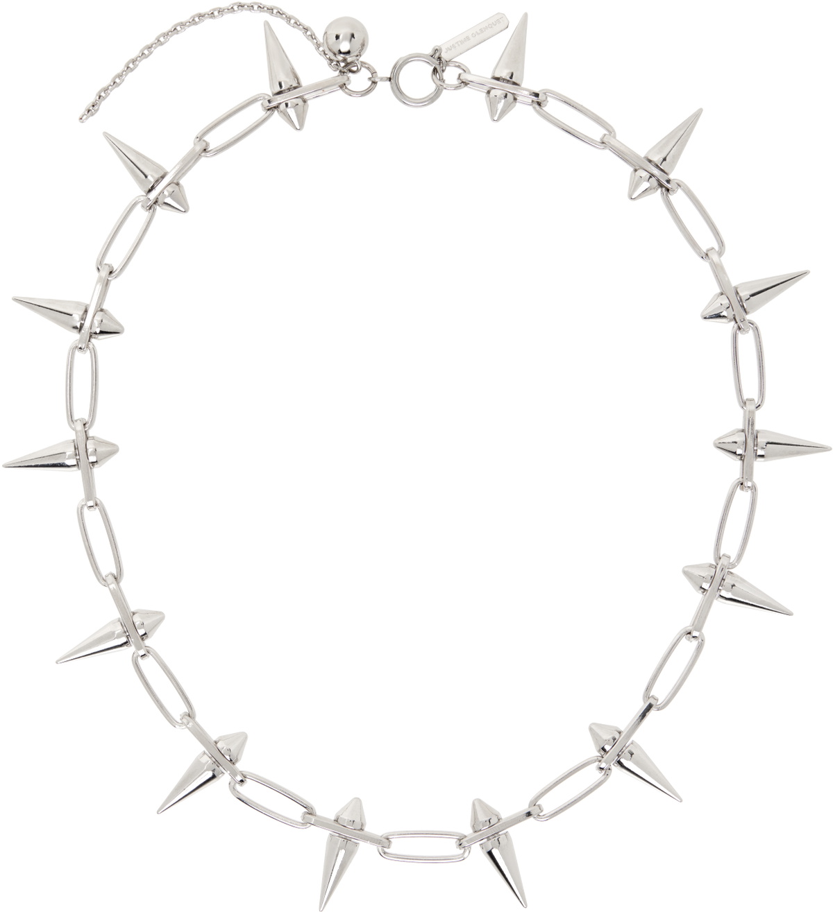 Justine Clenquet Silver James Necklace Justine Clenquet