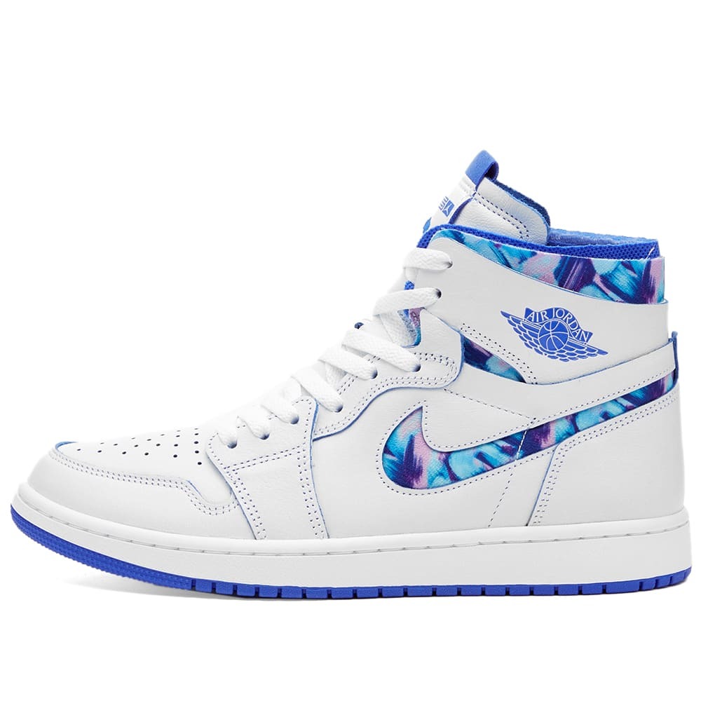 Air Jordan Women's 1 Zoom Air CMFT GC Sneakers in White/Hyper Royal ...