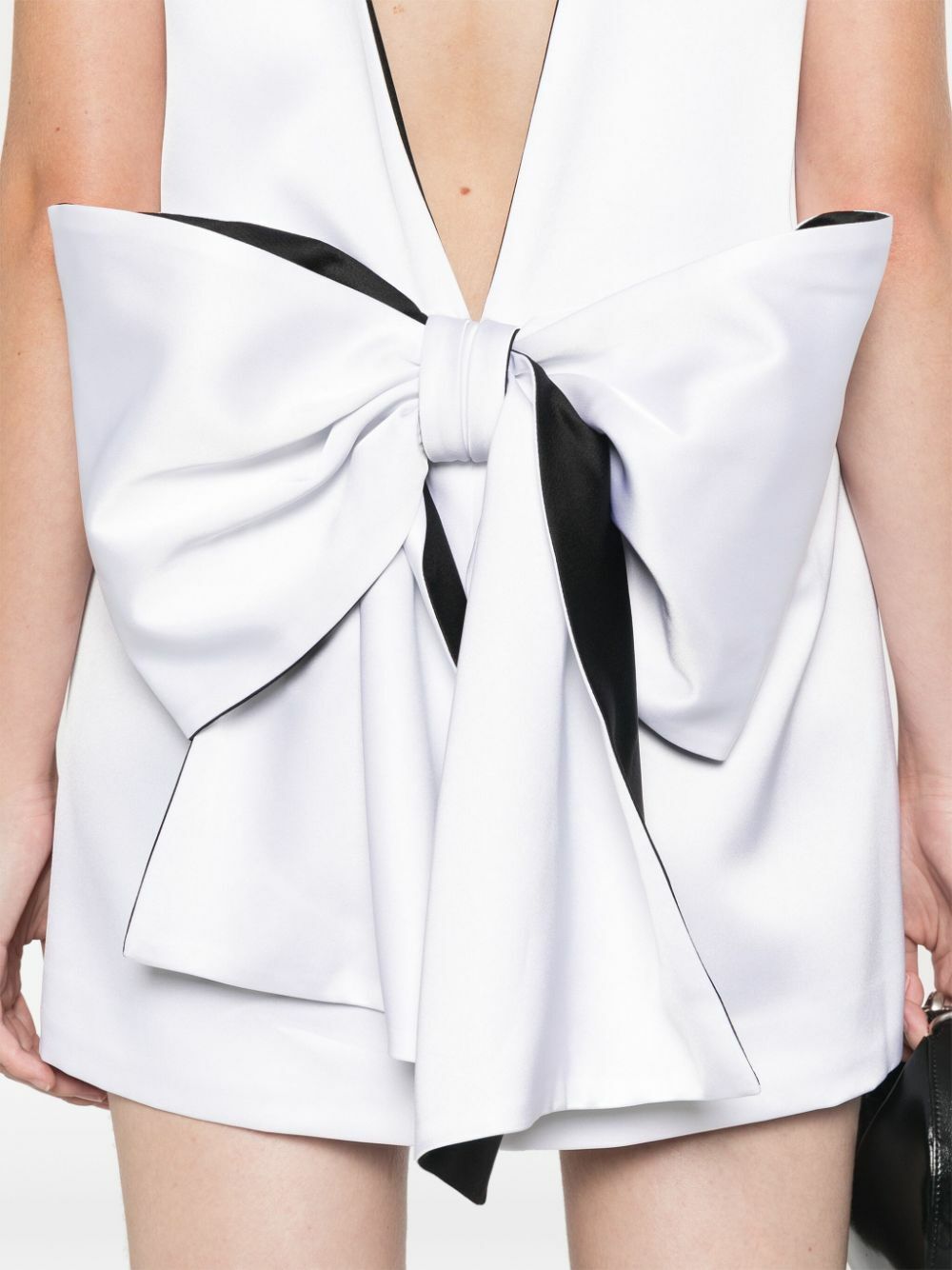 Mônot Oversized Bow Mini Dress Monot