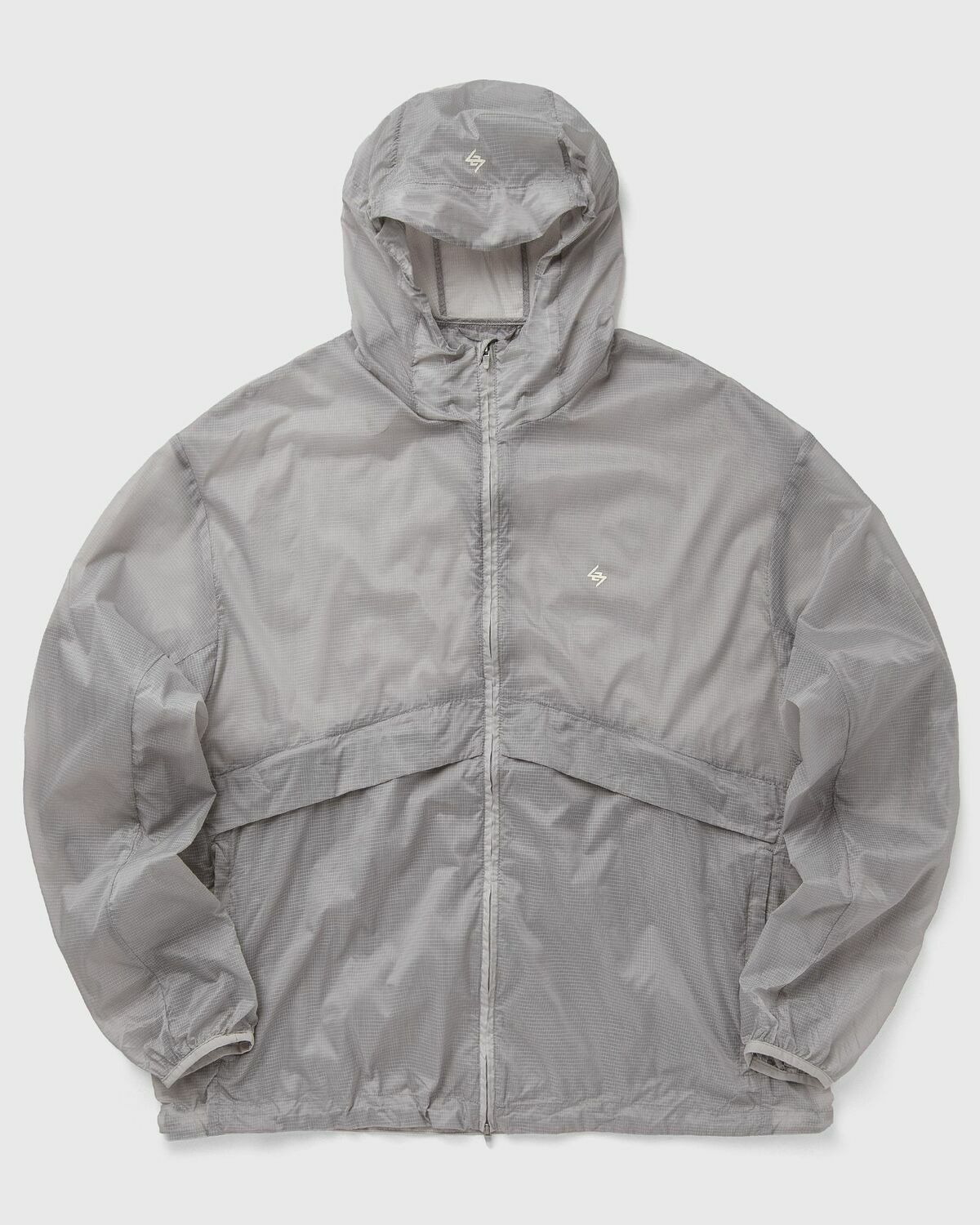 Represent 247 Hooded Training Jacket Silver Windbreaker Represent