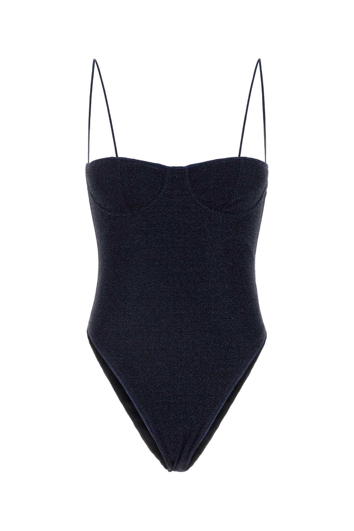 Oseree Midnight Blue Nylon Blend Swimsuit Oseree