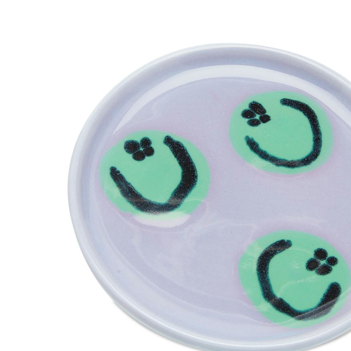 Frizbee Ceramics XS Plate in Blue Alien Frizbee Ceramics