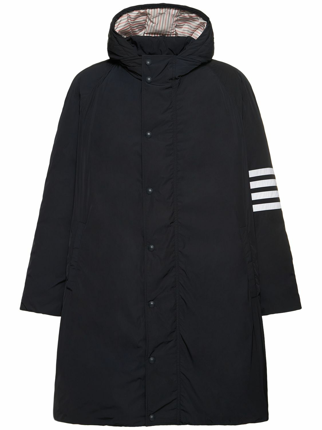 THOM BROWNE - Football Sideline Parka W/ 4 Bar Thom Browne