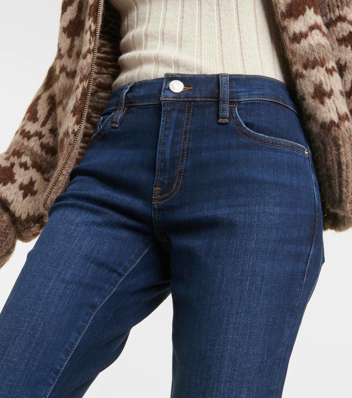 Frame Le Garcon mid-rise straight jeans Frame Denim