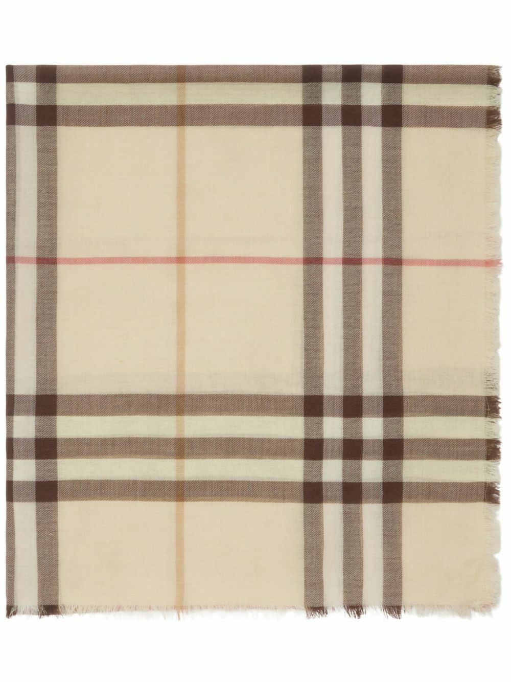 Burberry Check Wool Scarf Burberry