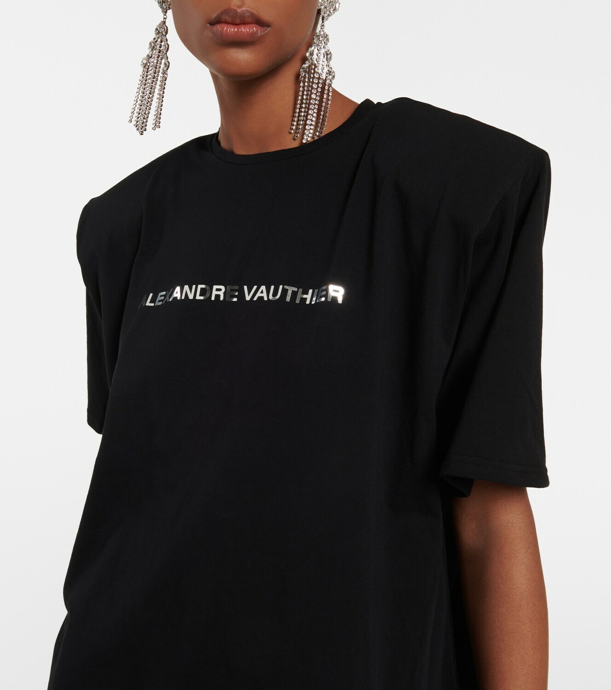 Alexandre Vauthier - Logo cotton jersey T-shirt Alexandre Vauthier