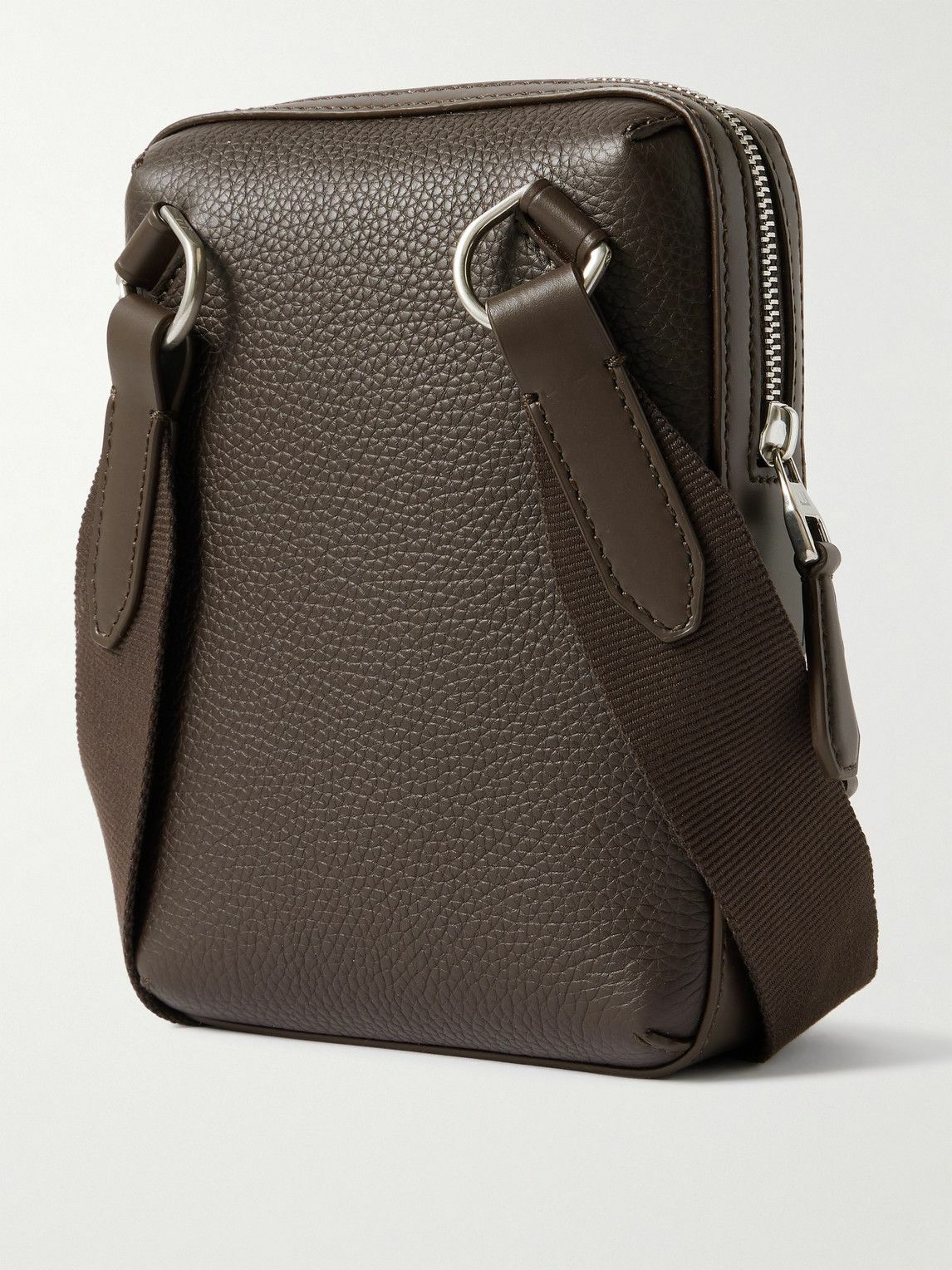 Dunhill - 1893 Harness North South Full-Grain Leather Messenger Bag Dunhill