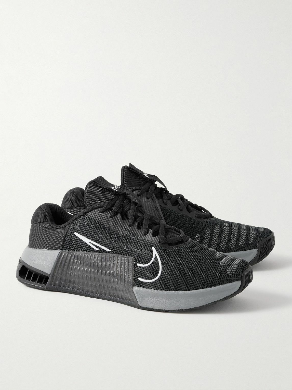 Nike Training - Metcon 9 Rubber-Trimmed Mesh Running Sneakers - Black ...