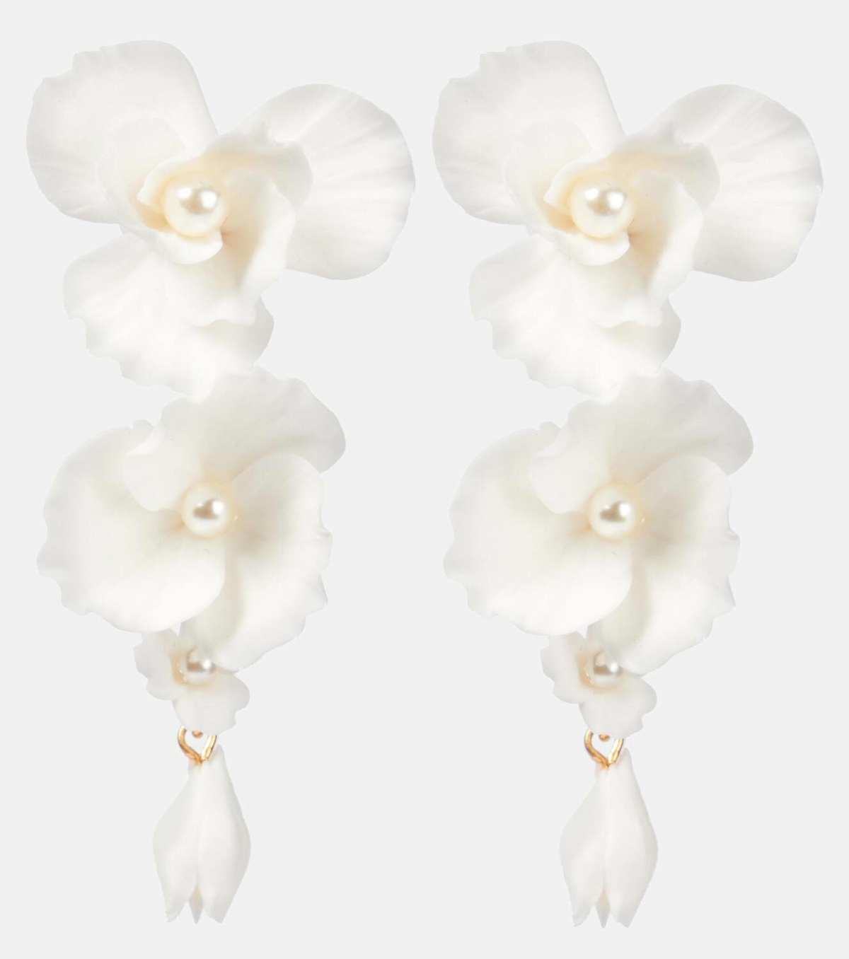 Jennifer Behr Mariam floral drop earrings Jennifer Behr