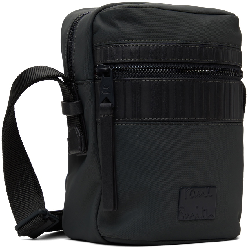 Paul Smith Gray Shadow Stripe Flight Bag Paul Smith