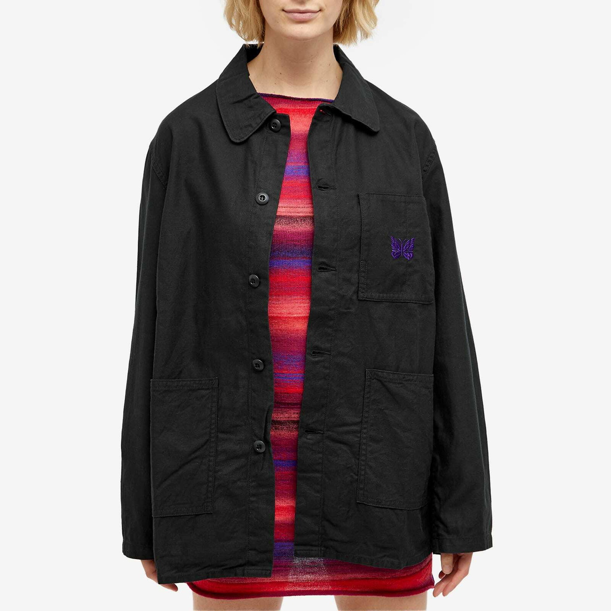 Needles Women's Coverall Jacket in Black Needles