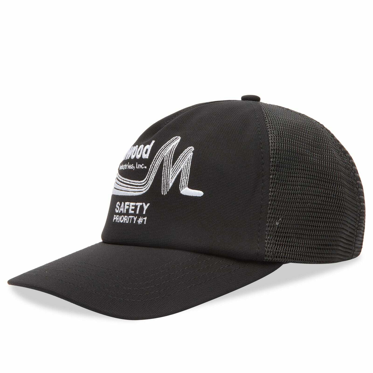 Metalwood Studio Men's Safety Trucker Cap in Black Metalwood