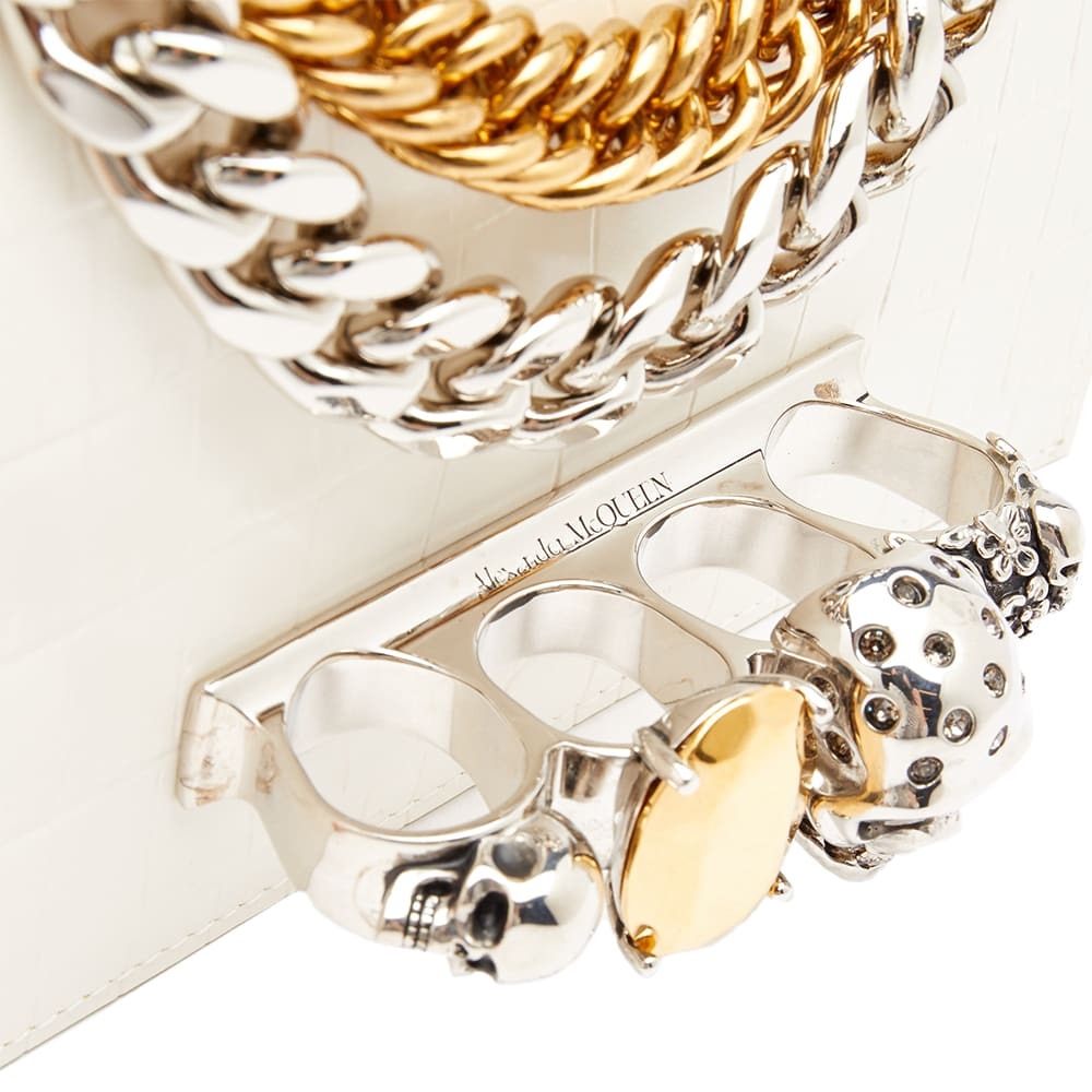 Alexander McQueen Women's Mini Jewel Satchel in Soft Ivory Alexander ...