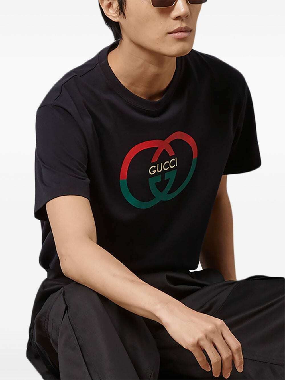 GUCCI - Logo Cotton T-shirt Gucci
