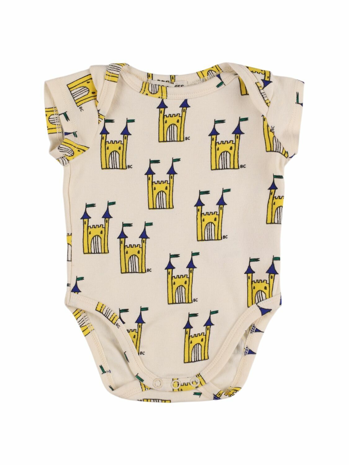 BOBO CHOSES Castle Print Organic Cotton Bodysuit Bobo Choses