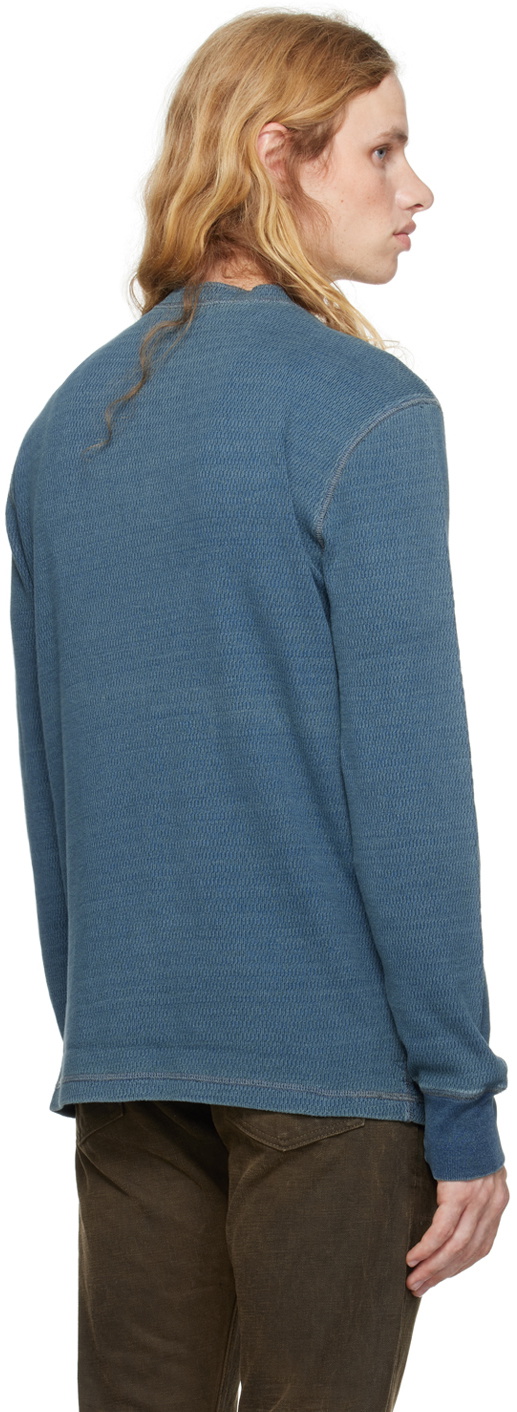 RRL Indigo Dyed Henley RRL