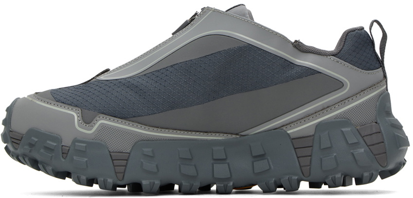 Norse Projects ARKTISK Gray & Blue Zip Up Runner Sneakers Norse Projects