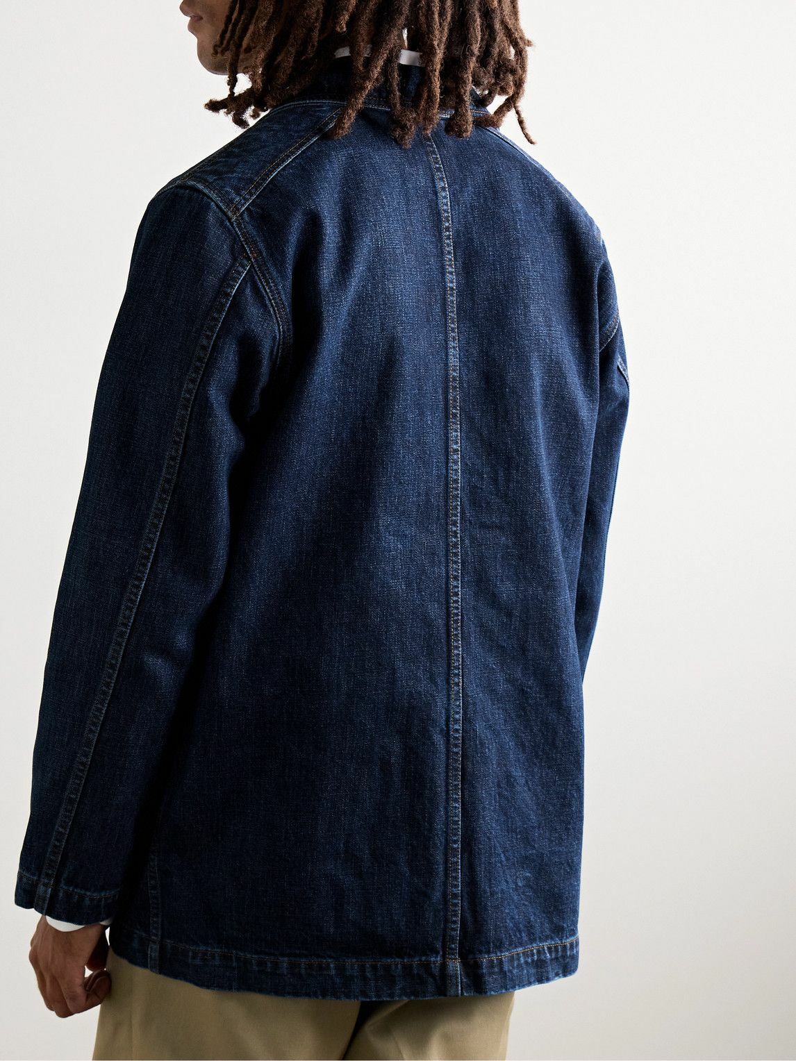 Drake's - Selvedge Denim Jacket - Blue Drake's